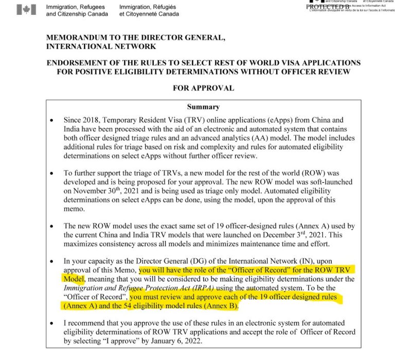 Why Does IRCC's AA-AI Model Matter to Applicants? - Heron Law Offices