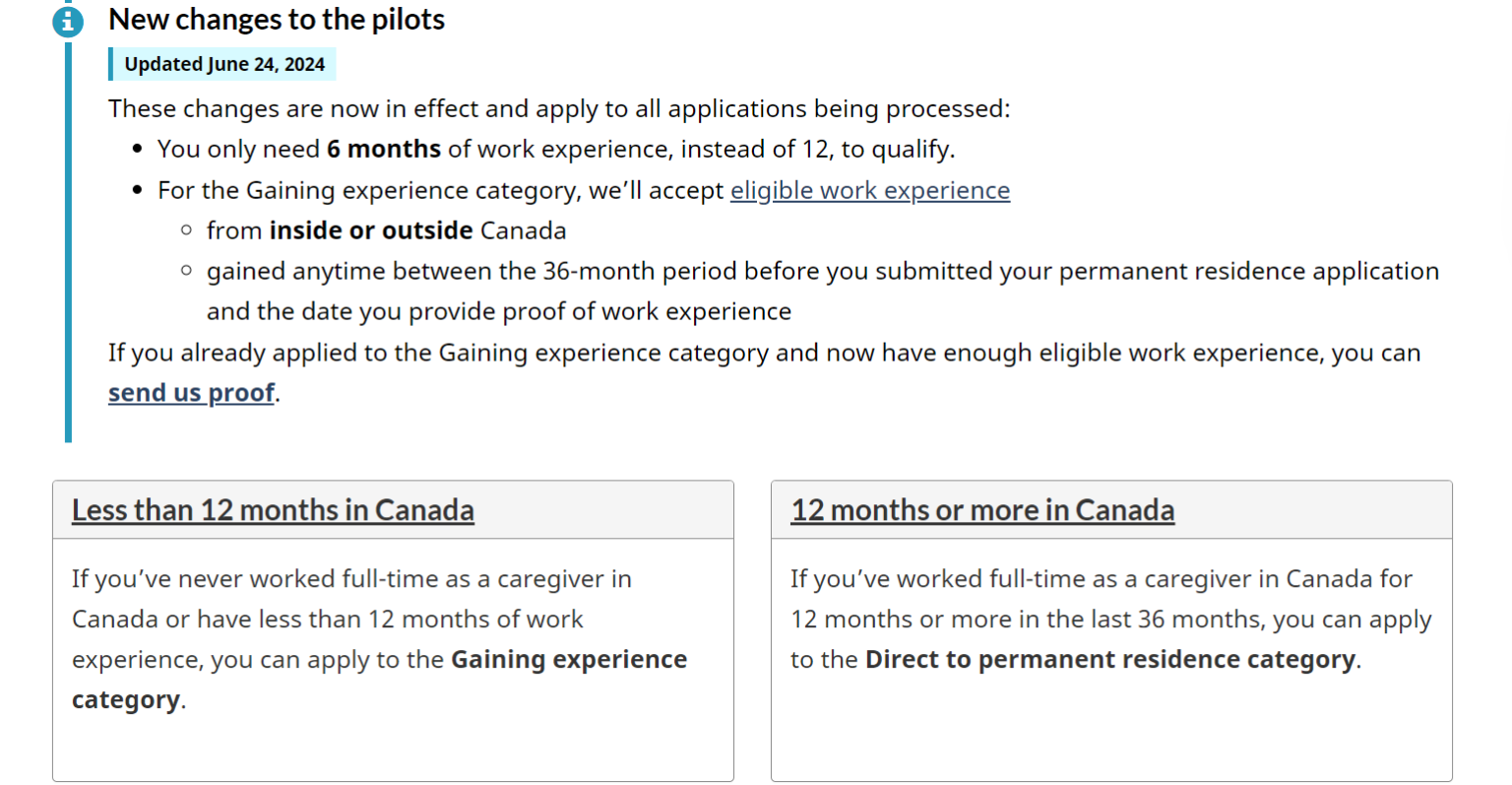 New Changes to Canada's Pilot Programs to Support Caregivers and Families - June 24, 2024 ...