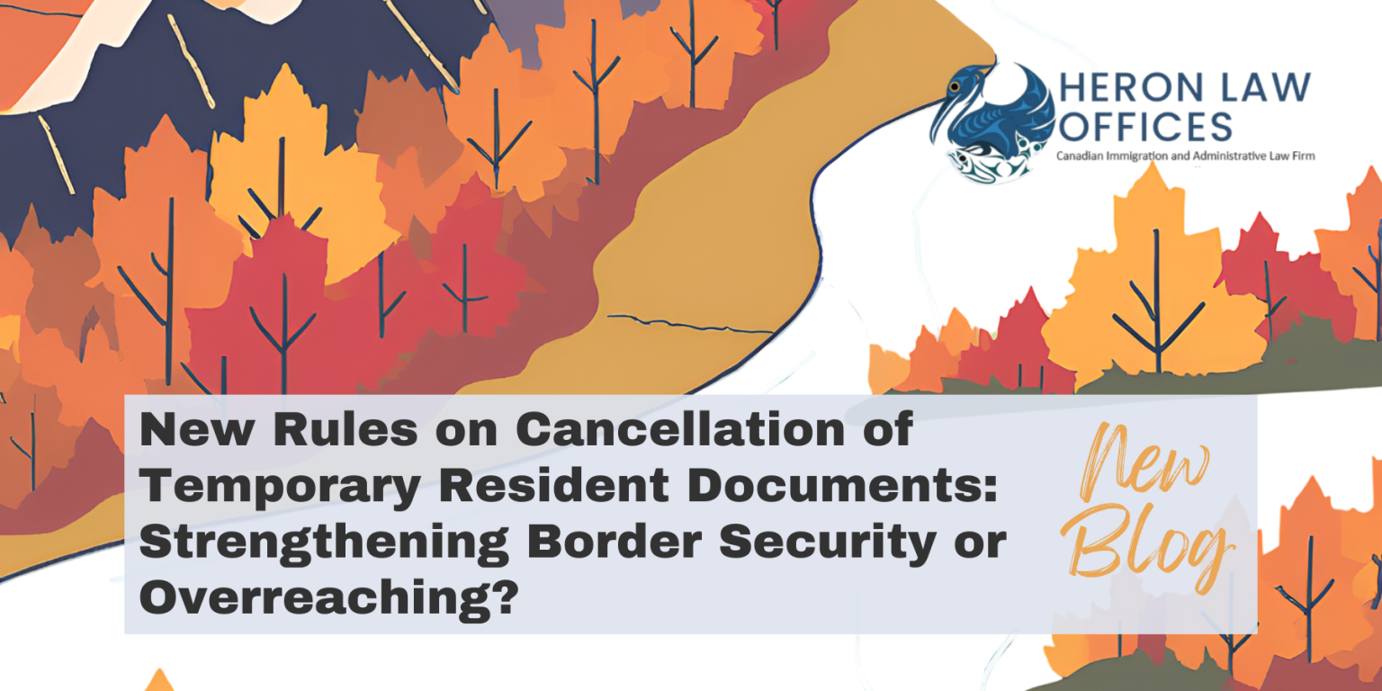 New Rules on Cancellation of Temporary Resident Documents ...