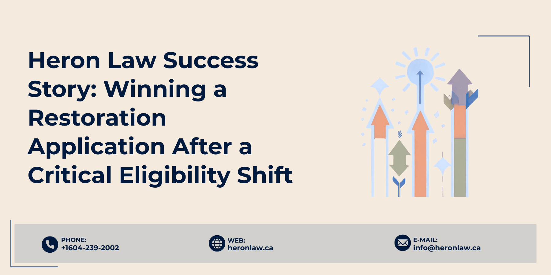 Heron Law Success Story: Winning a Restoration Application After a ...