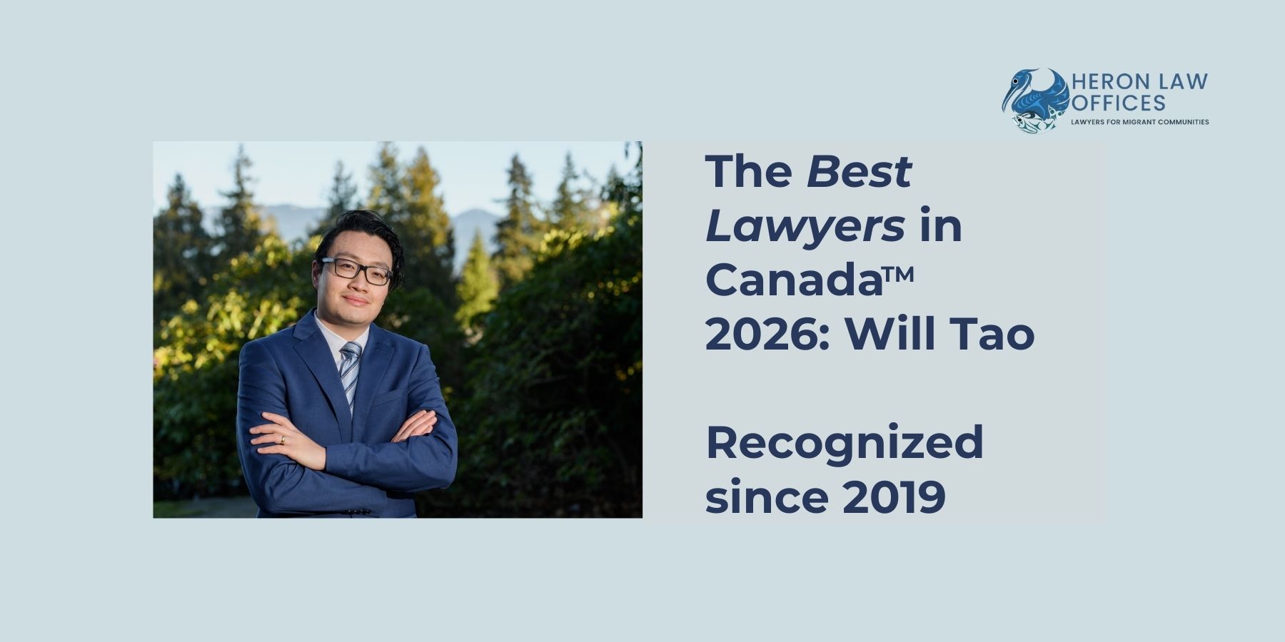 The Best Lawyers in Canada™ 2026: Will Tao Recognized Since 2019 ...