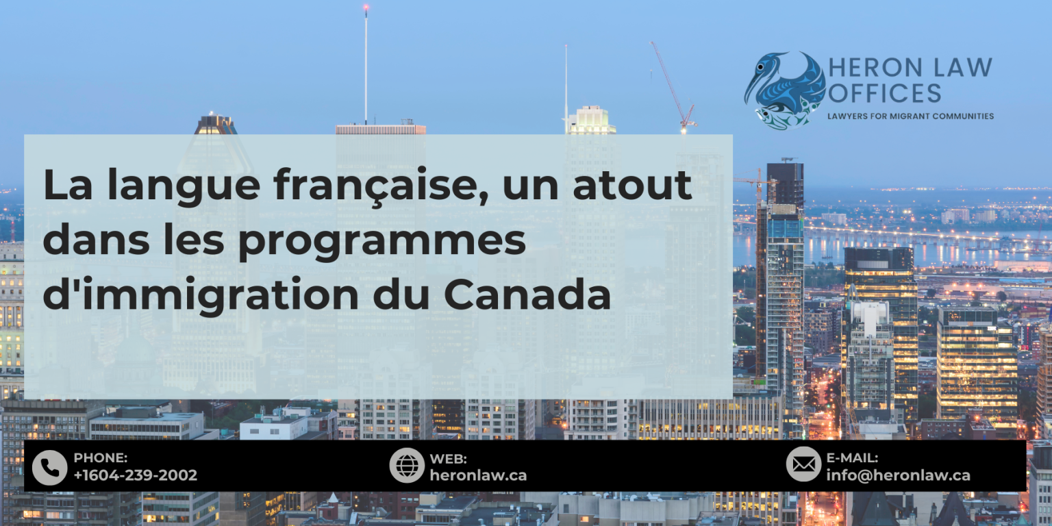 La langue française, un atout dans les programmes d'immigration du ...
