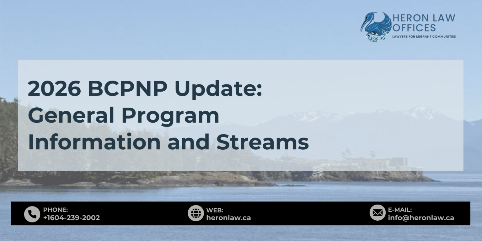 2026 BC PNP Updates: General Program Information and Streams - Heron ...